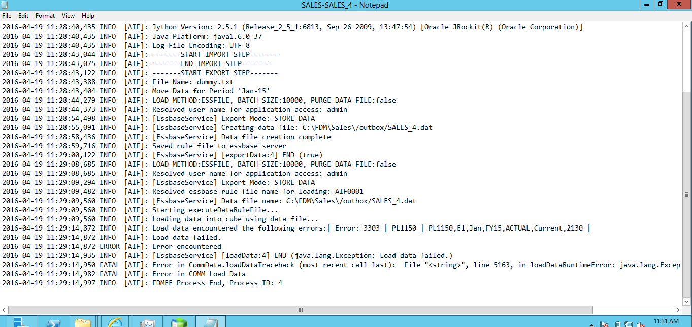 Exploits in Hyperion: FDMEE treading the middle ground