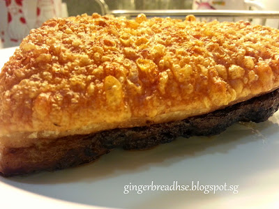 Gingerbread House: Chinese Roast Pork (Sio Bak) using (mainly) airfryer