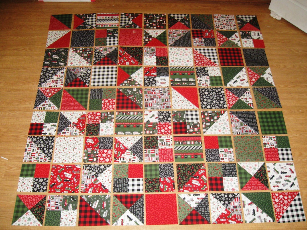 Happy Quilting: Christmas Collection Quilt & Tutorial