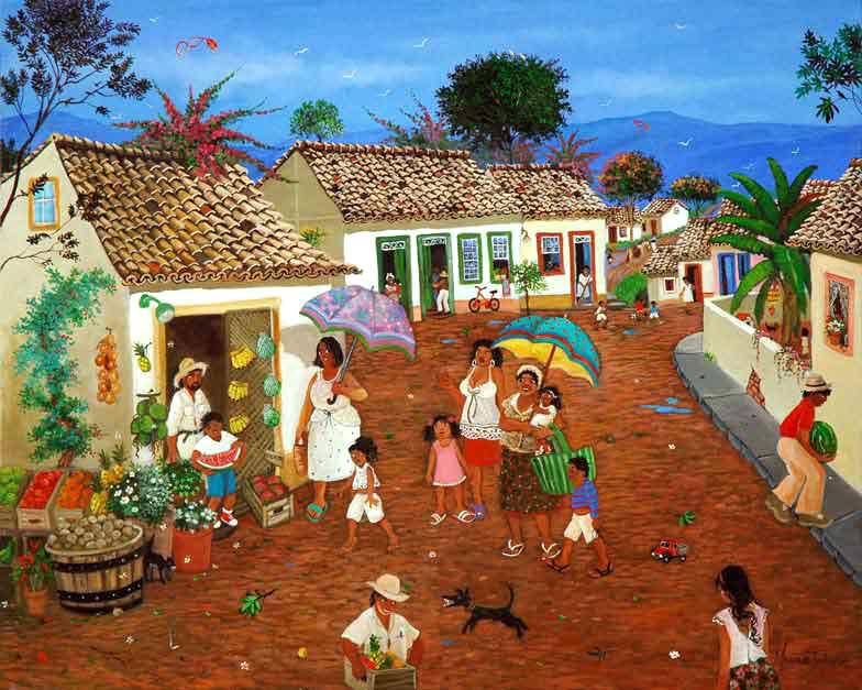 Sala da Lareira: Pintura Naif (Primitivismo)