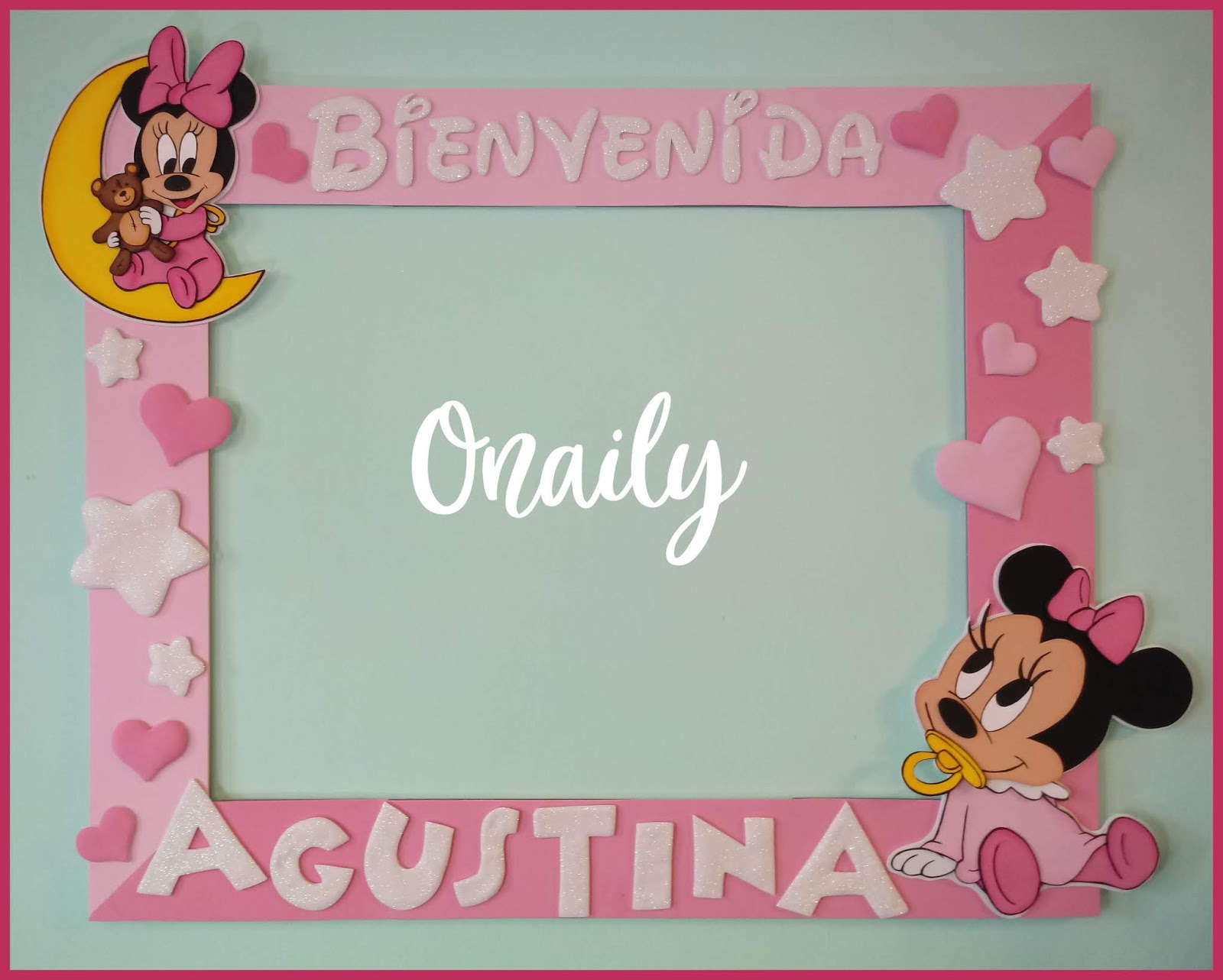 Onaily: MARCO SELFIE BABY SHOWER MINNIE BEBE