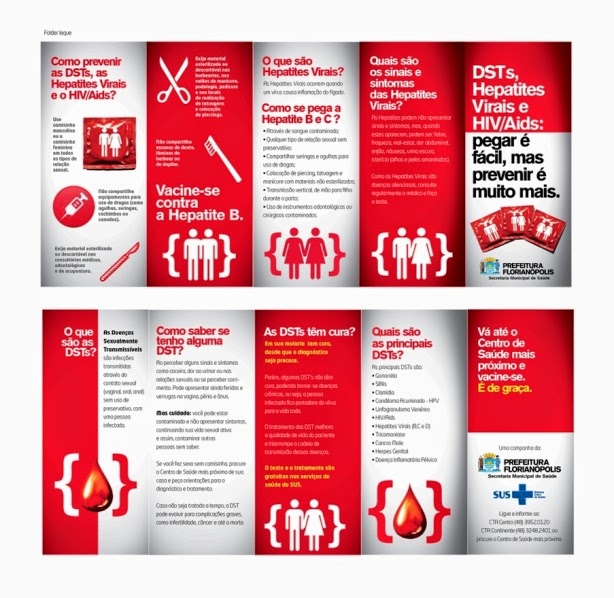 ConvHIVa e Plantão Jovem: Folder - Hepapites & HIV/AIDS & DST's