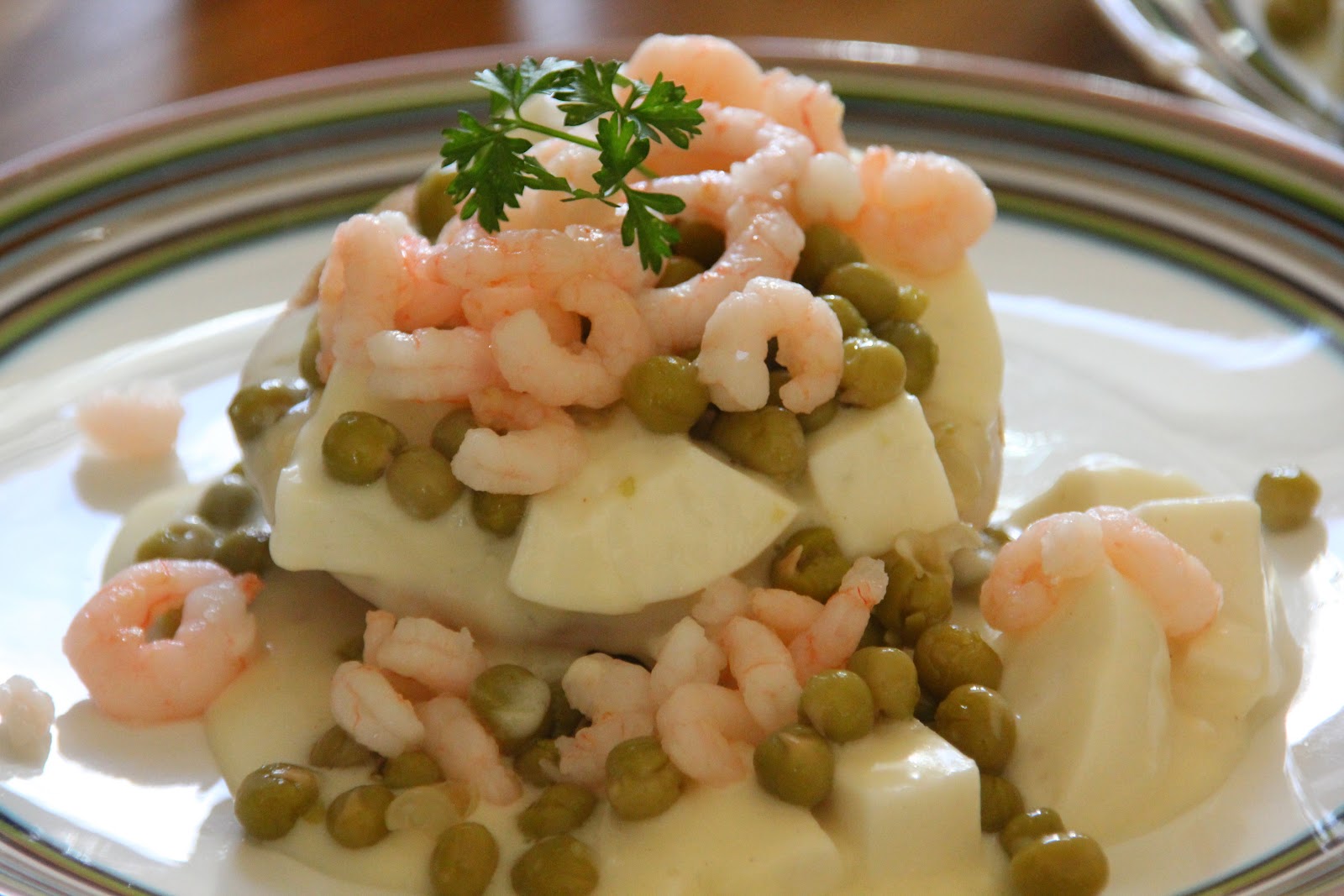 Smaksfavoritter: Terteskjell med reker og fiskepudding