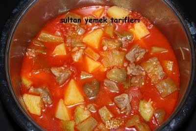 kuzu etli türlü yemeği yapımı - SULTAN YEMEK TARİFLERİ