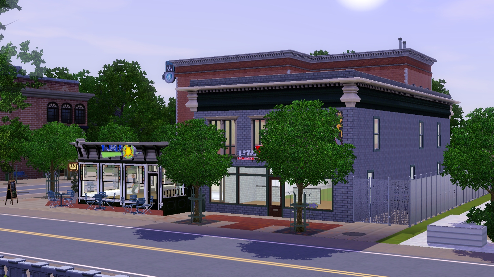 Sims 3 Houses by JefV: Café Coffee Bean - Sunset Valley Beanery