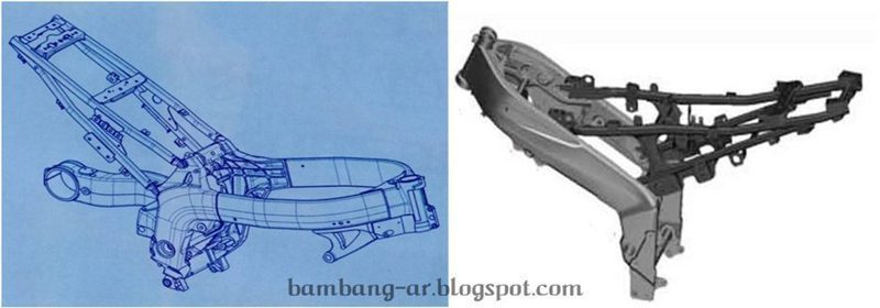 Mengenal Rangka Sepeda Motor - MotorServiceSokaraja