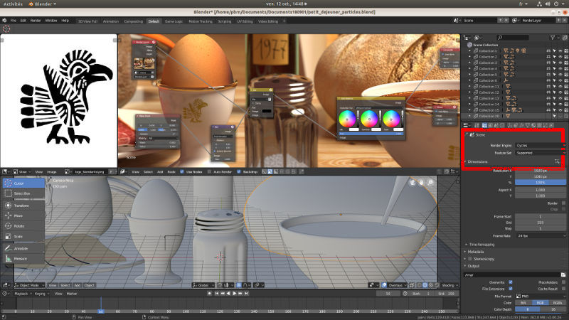 Blender 2.8 nouveau test | blender4d