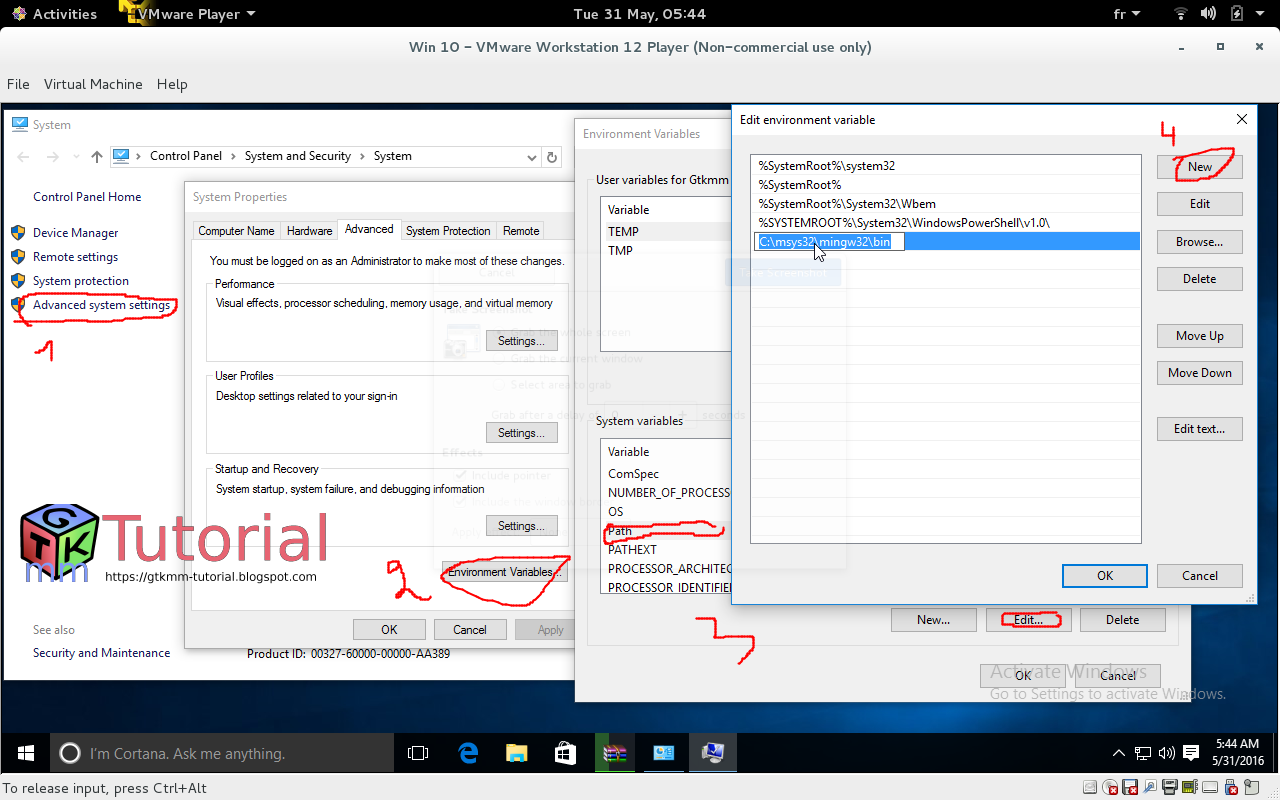 Gtkmm Tutorial: how to install gtkmm on windows 7 / 8 / 10 in 3 steps