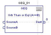 How To Program A PLC: Greater Than or Equal To (GEQ)