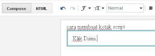 ilmu-komputer: Cara Membuat Kotak Script di Posting Blog