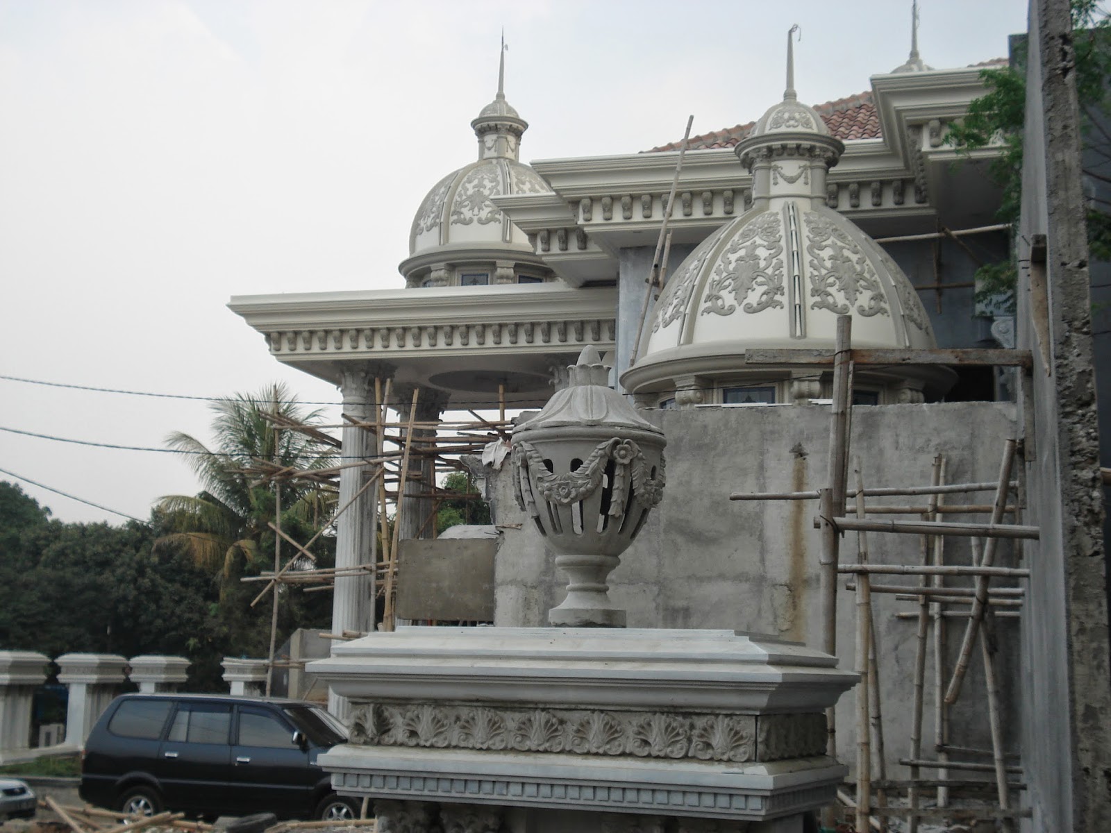 Kontraktor pembuat grc kubah masjid lisplang mahkota kolom krawangan ...