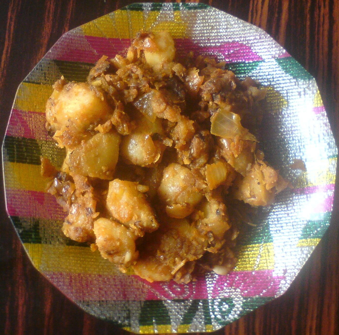 Gowri's Indian Recipes: potals dry Onion masala fry