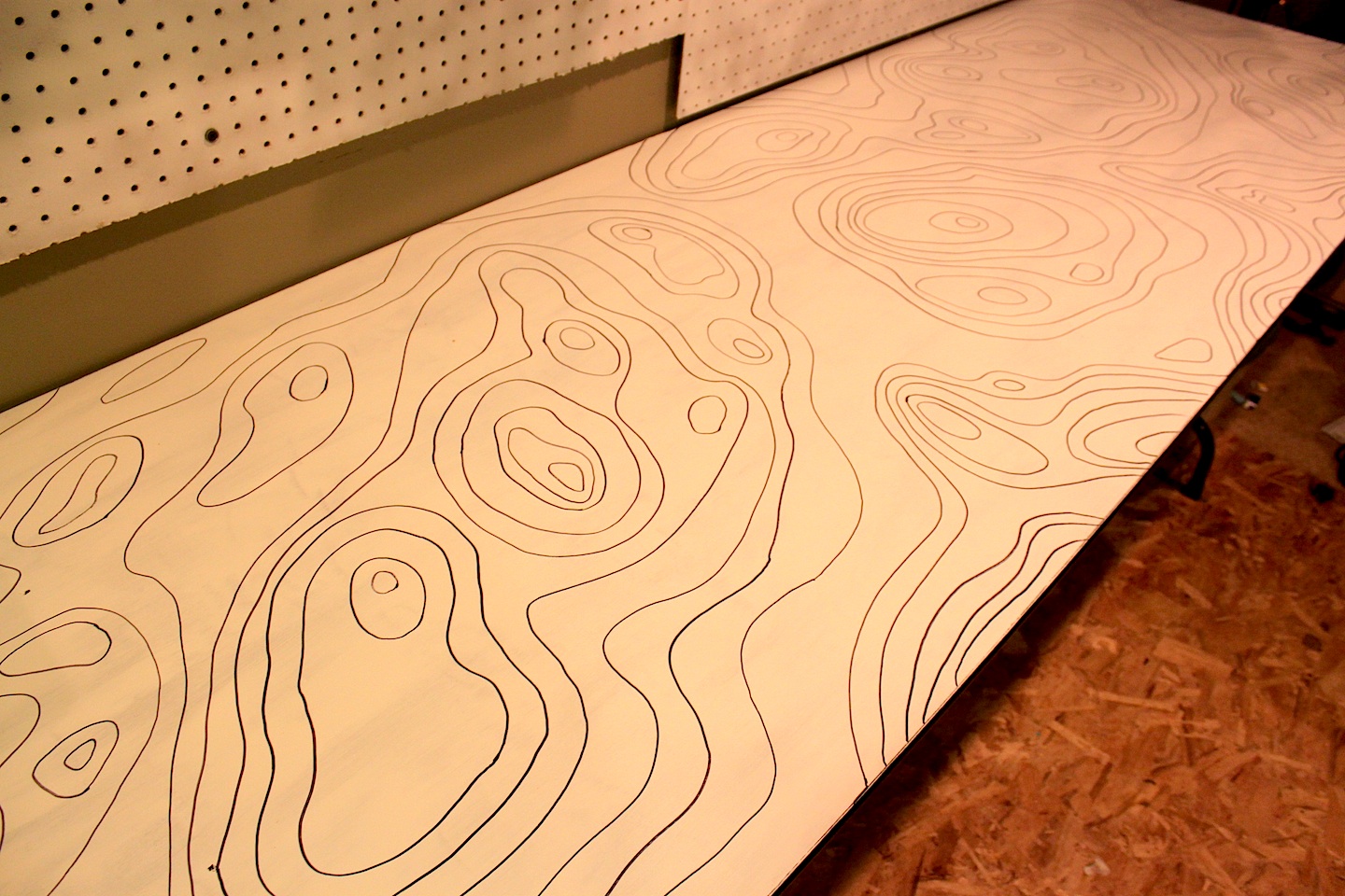 Crafterall Handmade Works: Topographic Table