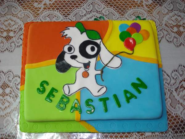 Tortas de Doki en fondant - Imagui