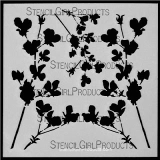 Cecilia Swatton: "Swatton Flowers Version 1 Stencil"