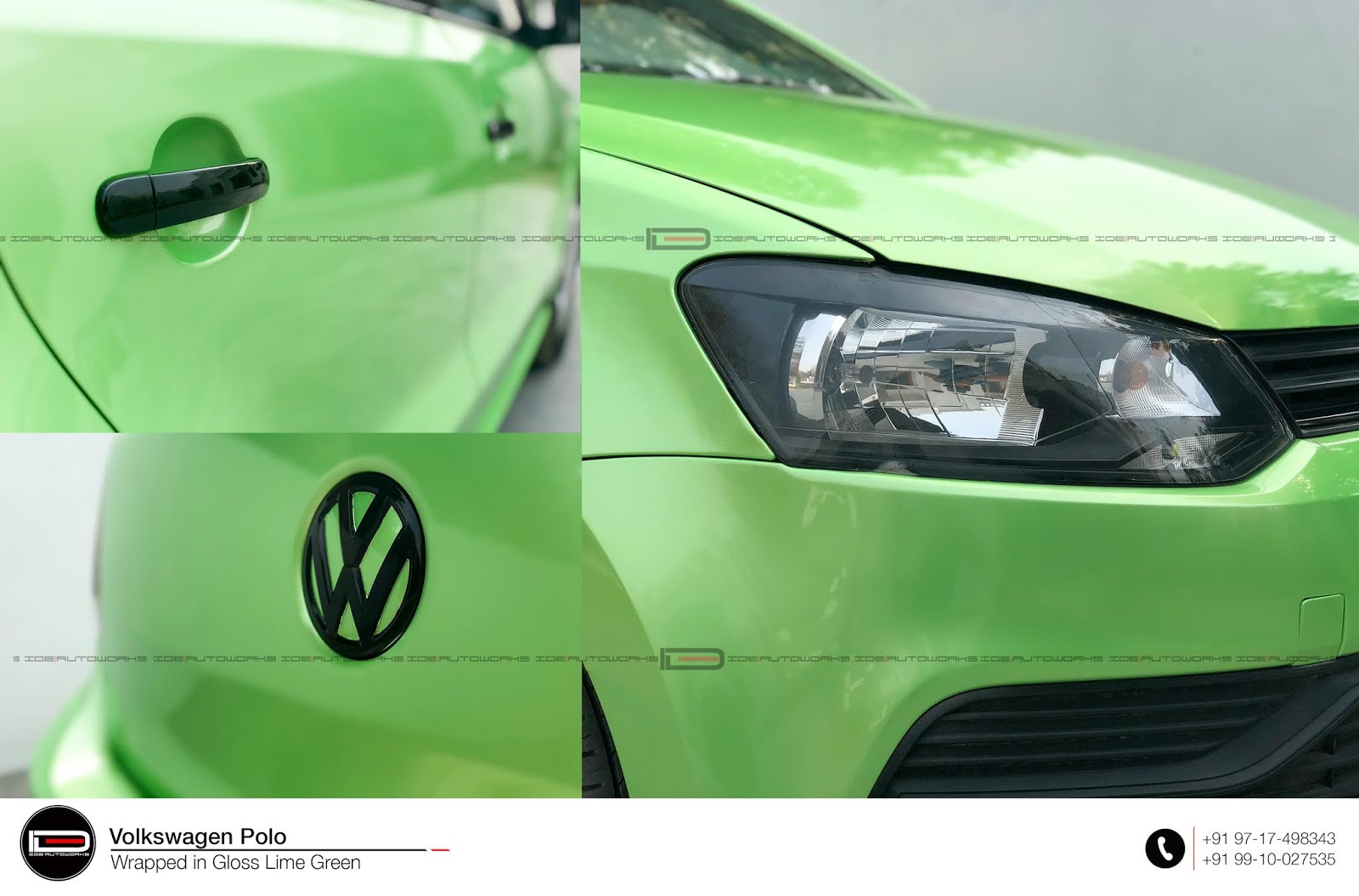 Gloss Lime Green Wrap | IDE Autoworks