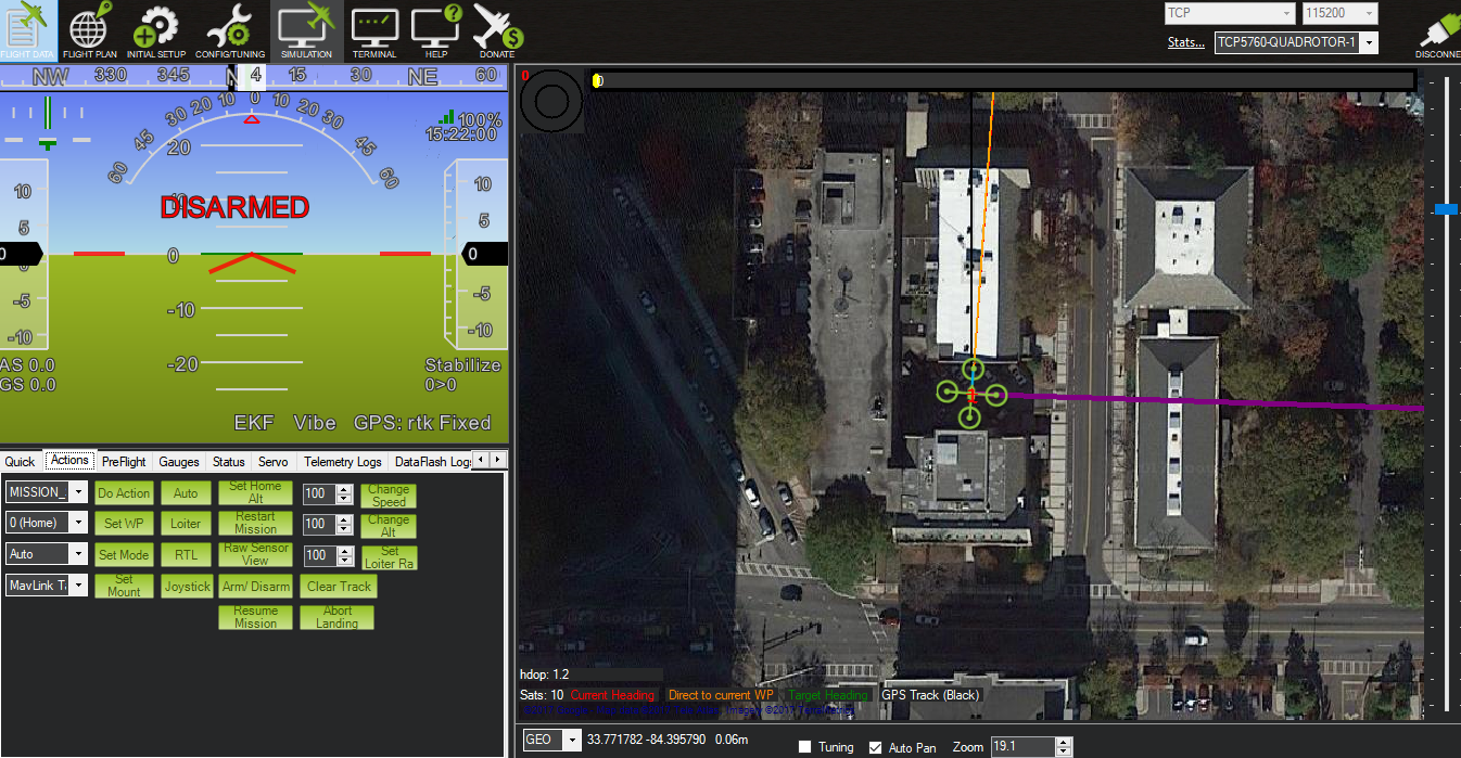 DroneとVisionとMachine learning: Mission Planner の Simulationの使い方