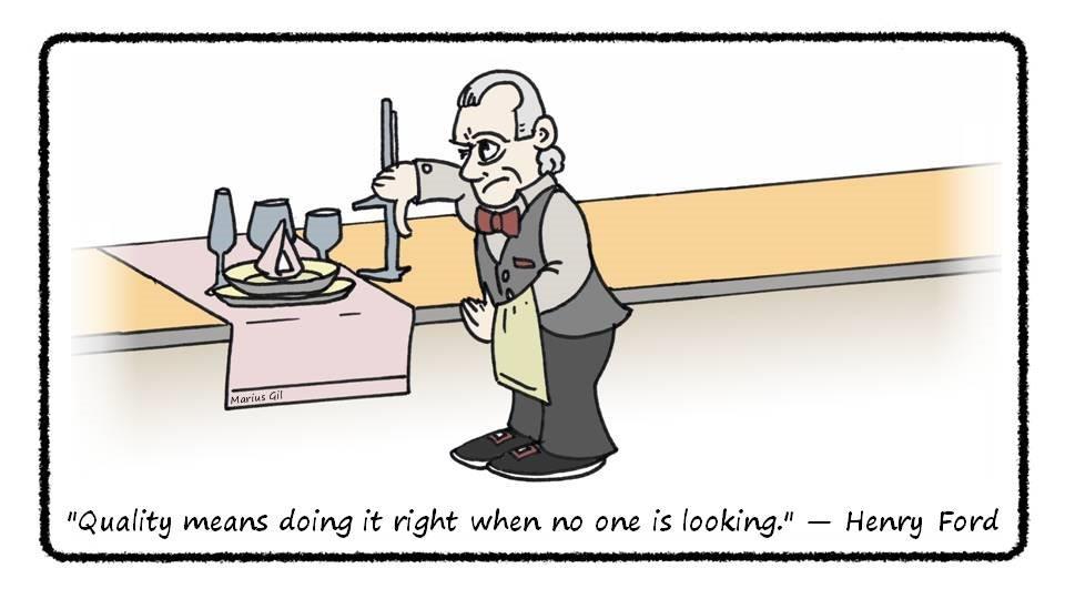 LEAN & SIX SIGMA & KAIZEN: Lean Cartoon: Quality at all times