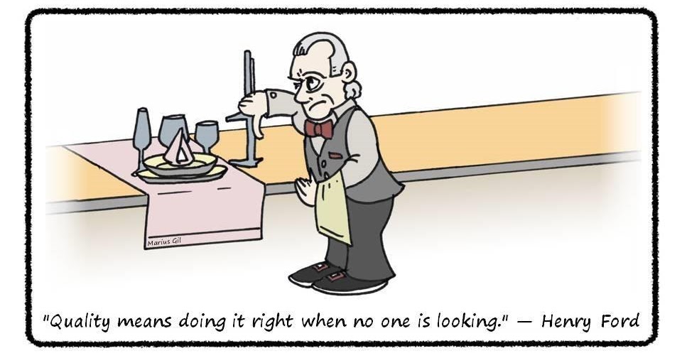 LEAN & SIX SIGMA & KAIZEN: Lean Cartoon: Quality at all times