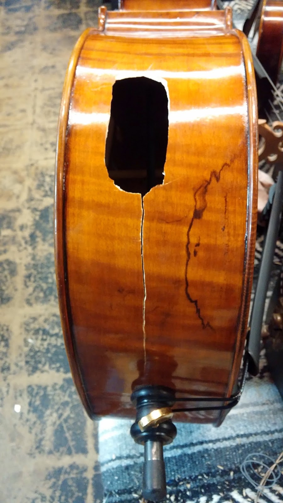 Luthier's Bench: Cello Rib Replacement