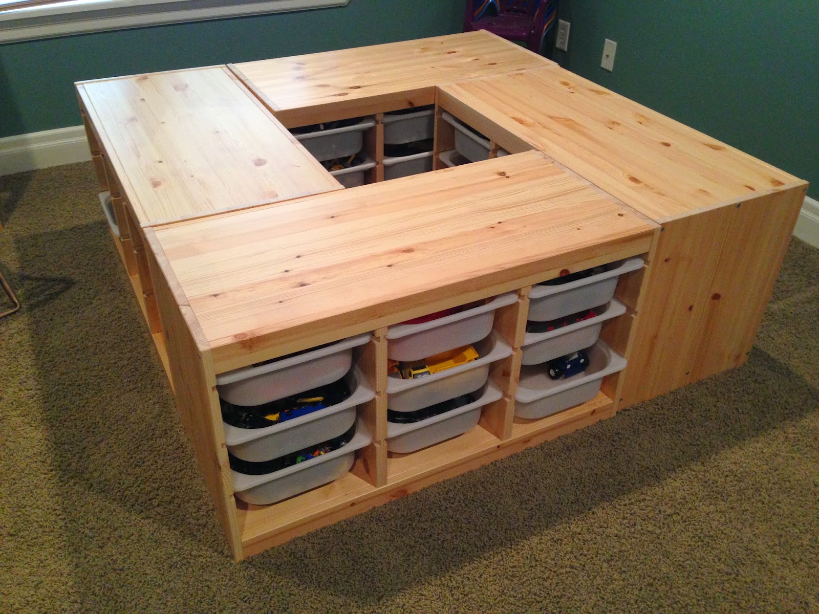 Time of Our Lives: Project Playroom: Play Table with Storage