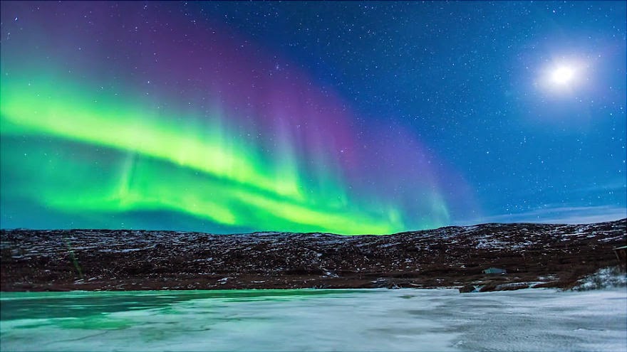 Epic Aurora Borealis Over Greenland And Iceland - Snow Addiction - News ...