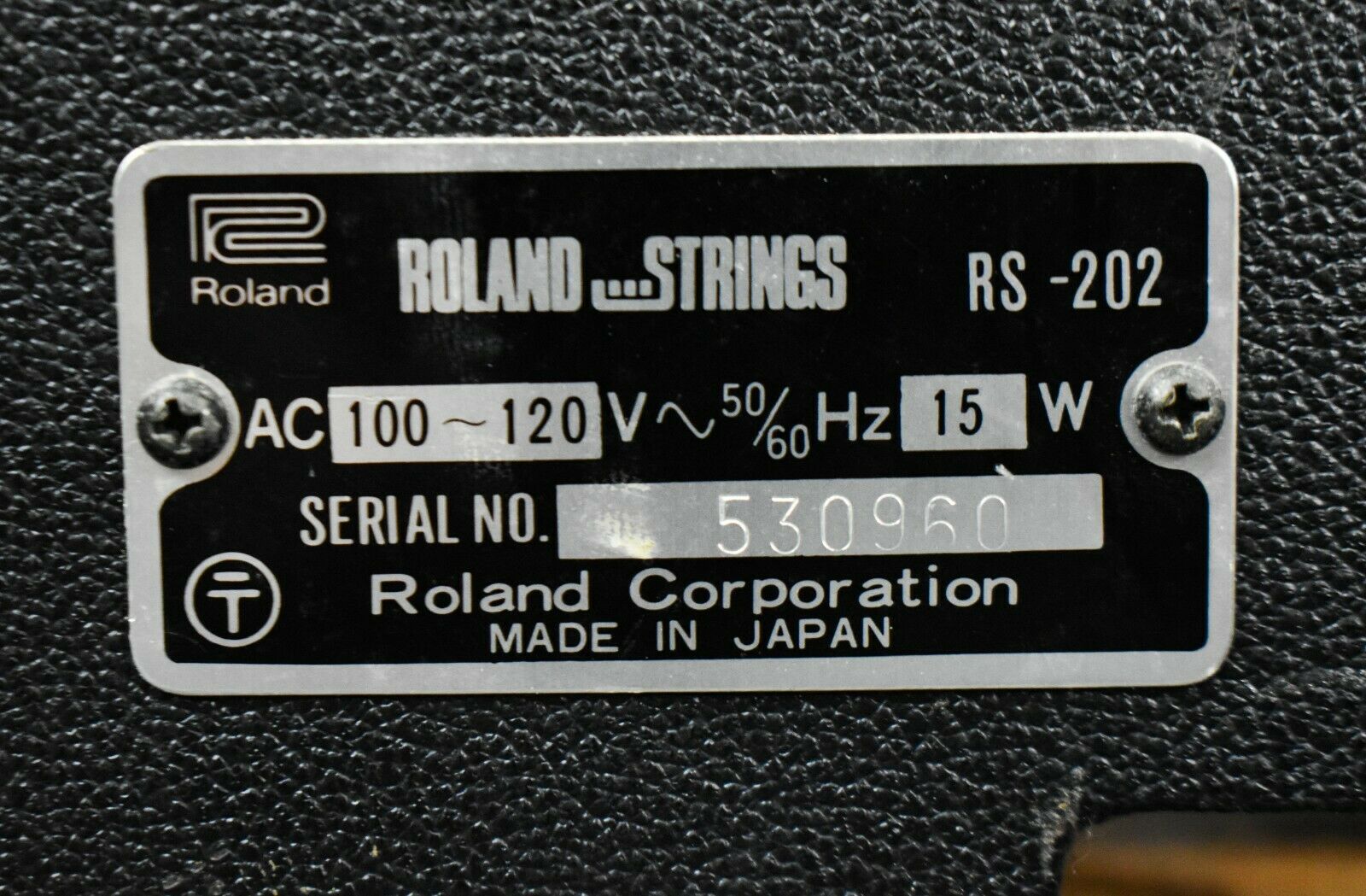 MATRIXSYNTH: Roland RS-202 Strings Synthesizer SN 331994