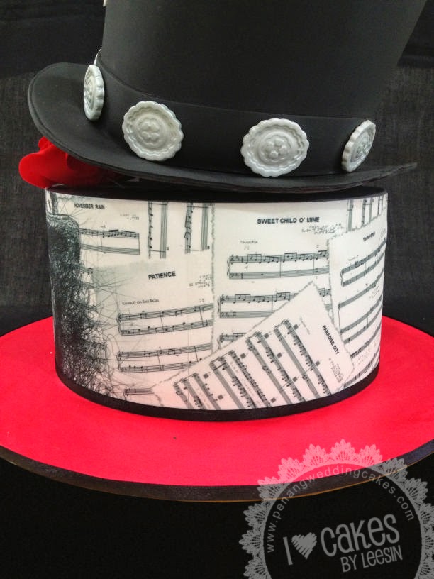 Penang Wedding Cakes by Leesin: Slash (Guns N Roses) Cake