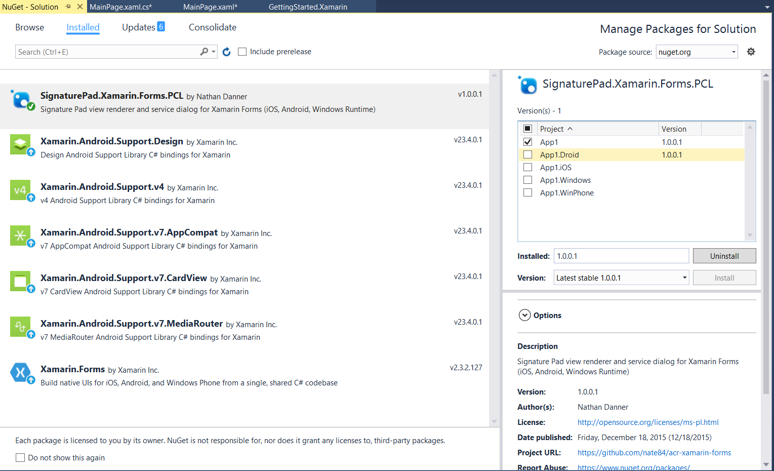 Information Technology Lectures (ITLec) - R&D: How To Use Signature Pad for Xamarin.Forms