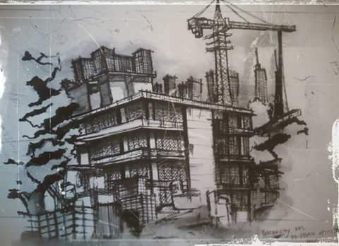 Arch and Art: Sketsa Suasana Perkotaan