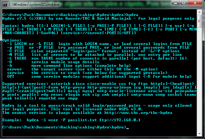 EvideT: Como usar o [Hydra] no Windows