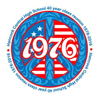 Keele Art: Hancock Central High School Reunion Logo