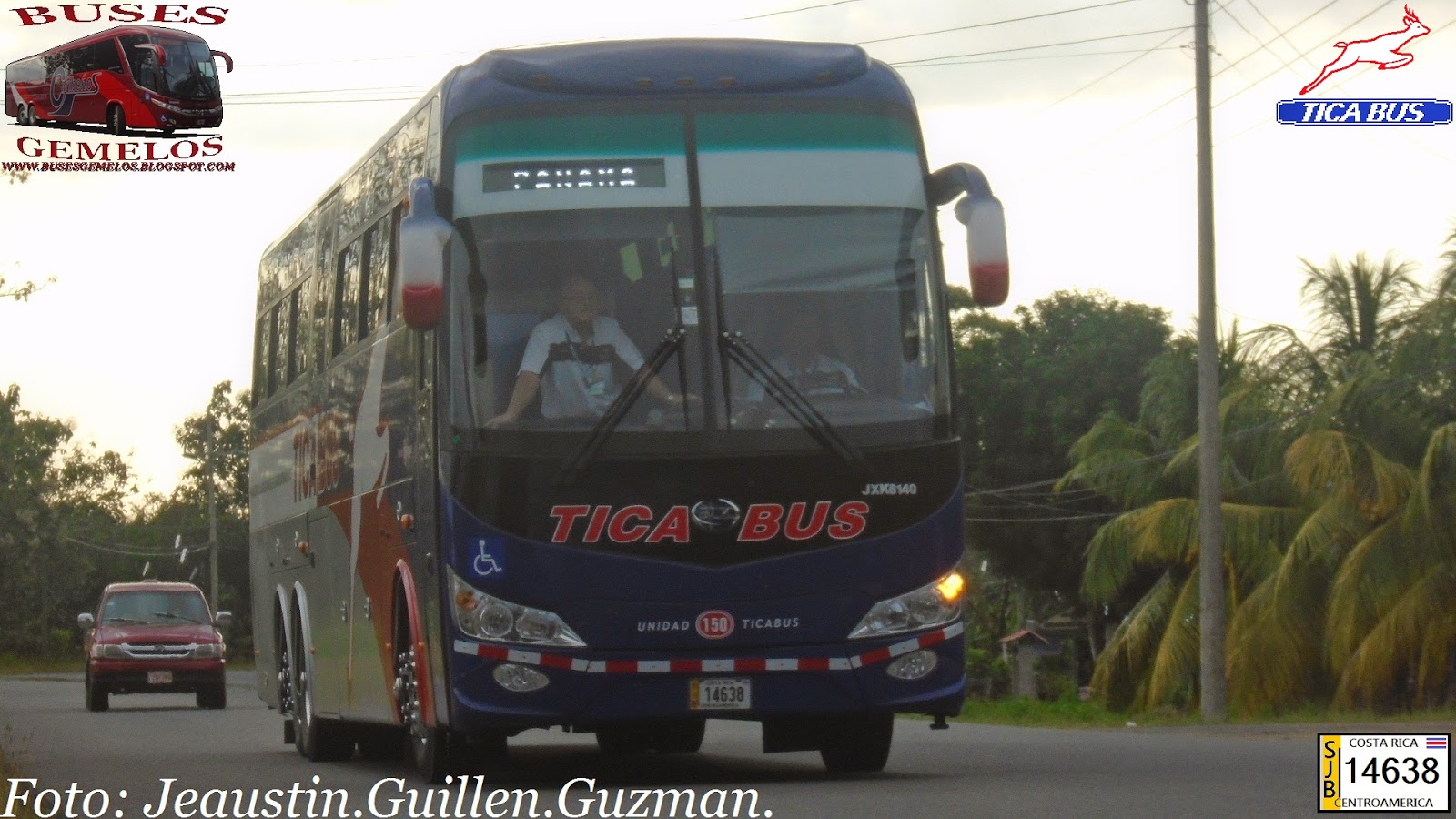 Buses Gemelos: BLK JXK6140 SJB 14638 UTILIZADO POR TICA BUS