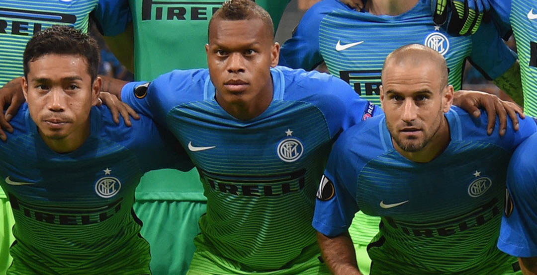 At Home... Nike Inter Milan 16-17 Third Kit | On-Pitch Debut - Footy ...