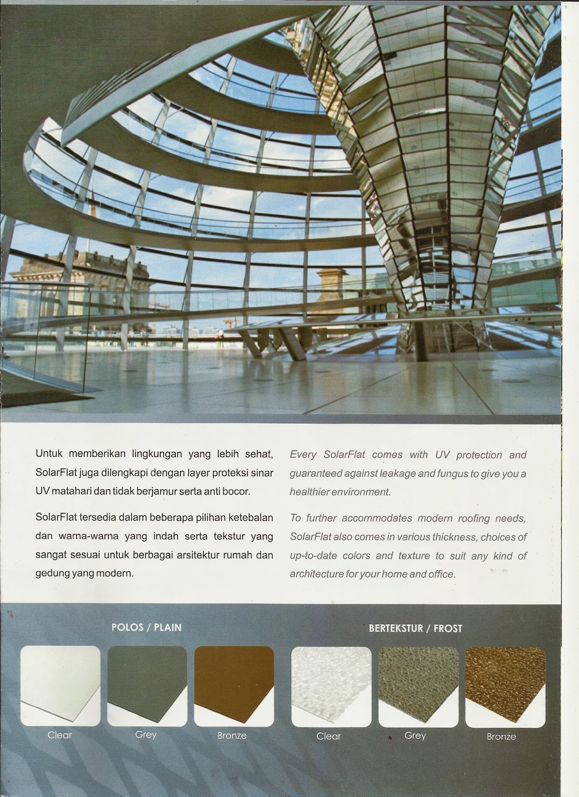 HARGA POLYCARBONATE SOLARFLAT | CATUR EKA NUSANTARA