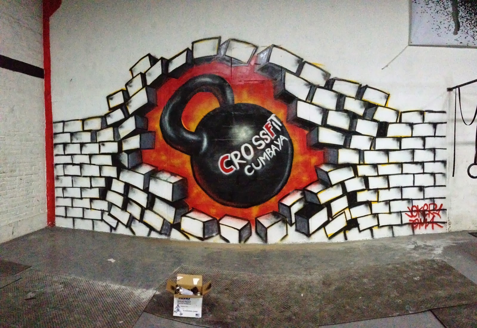 jokerone2m: Graffiti Crossfit cumbaya