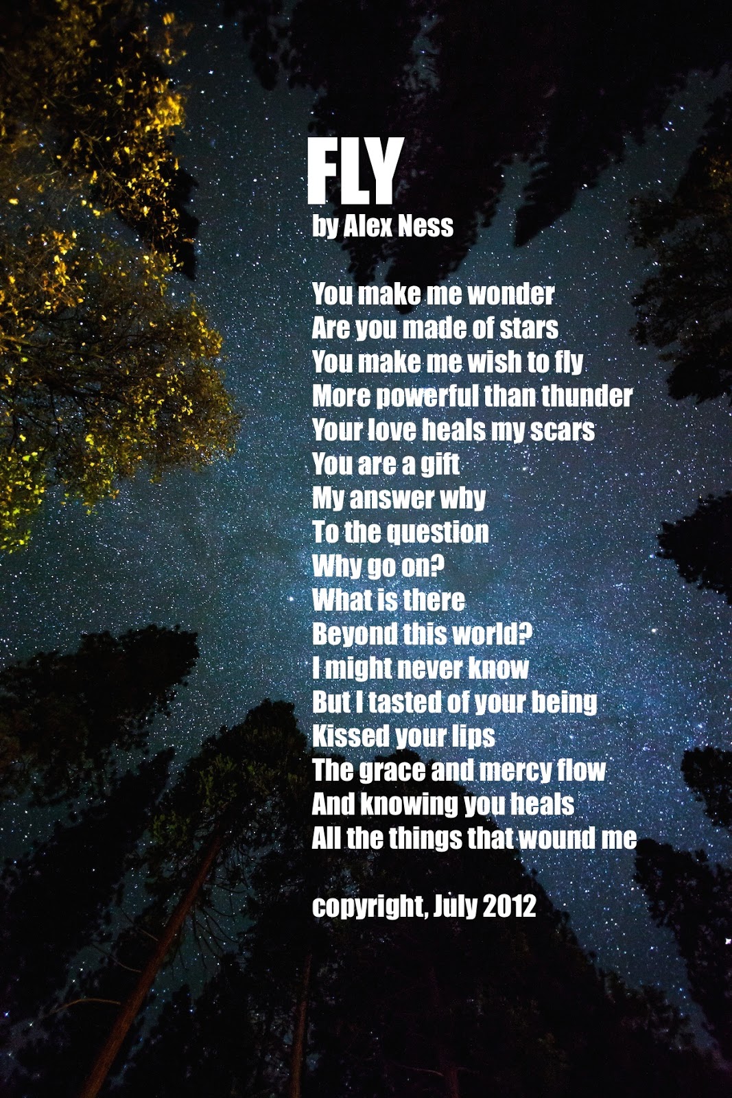 THE POETRY OF ALEX NESS