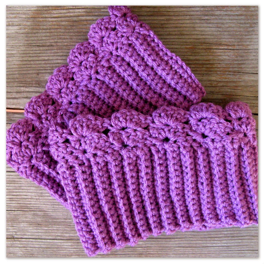 Happy as a Lark: Crochet Boot Toppers