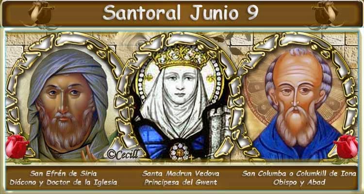 Vidas Santas: Santoral Junio 9