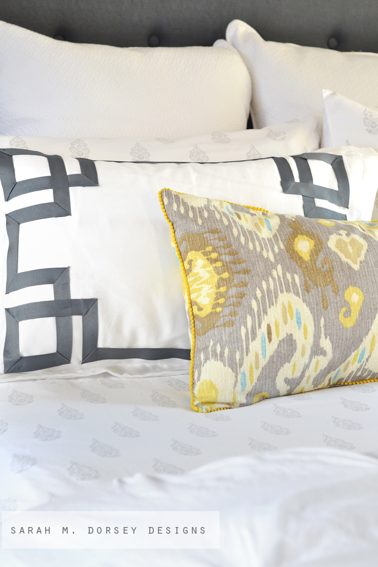 Updated Master Bedroom Pillows - Dorsey Designs
