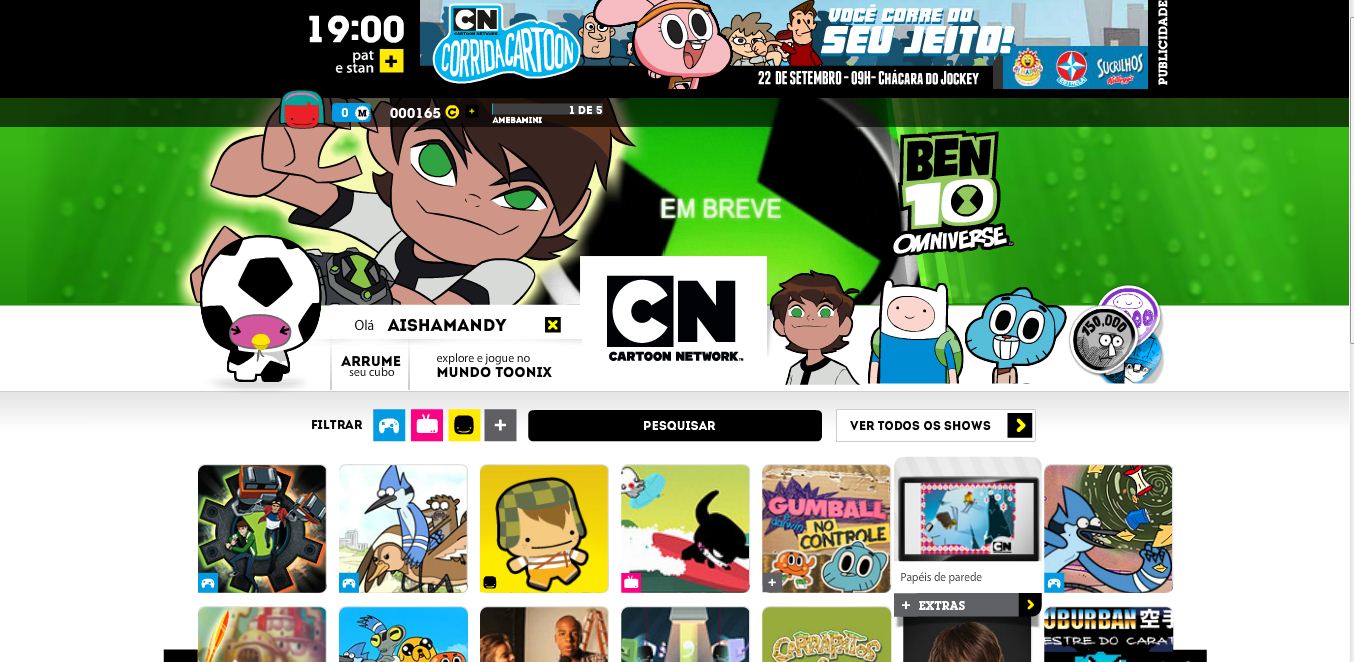 Desenhos Pelo Mundo: Cartoon Network BR atualiza o site!
