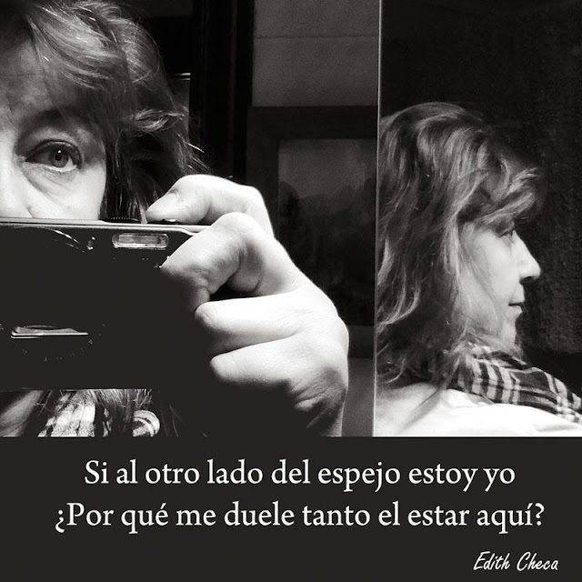FOTOPOEMAS de EDITH CHECA: FOTOPOEMA: AL OTRO LADO DEL ESPEJO