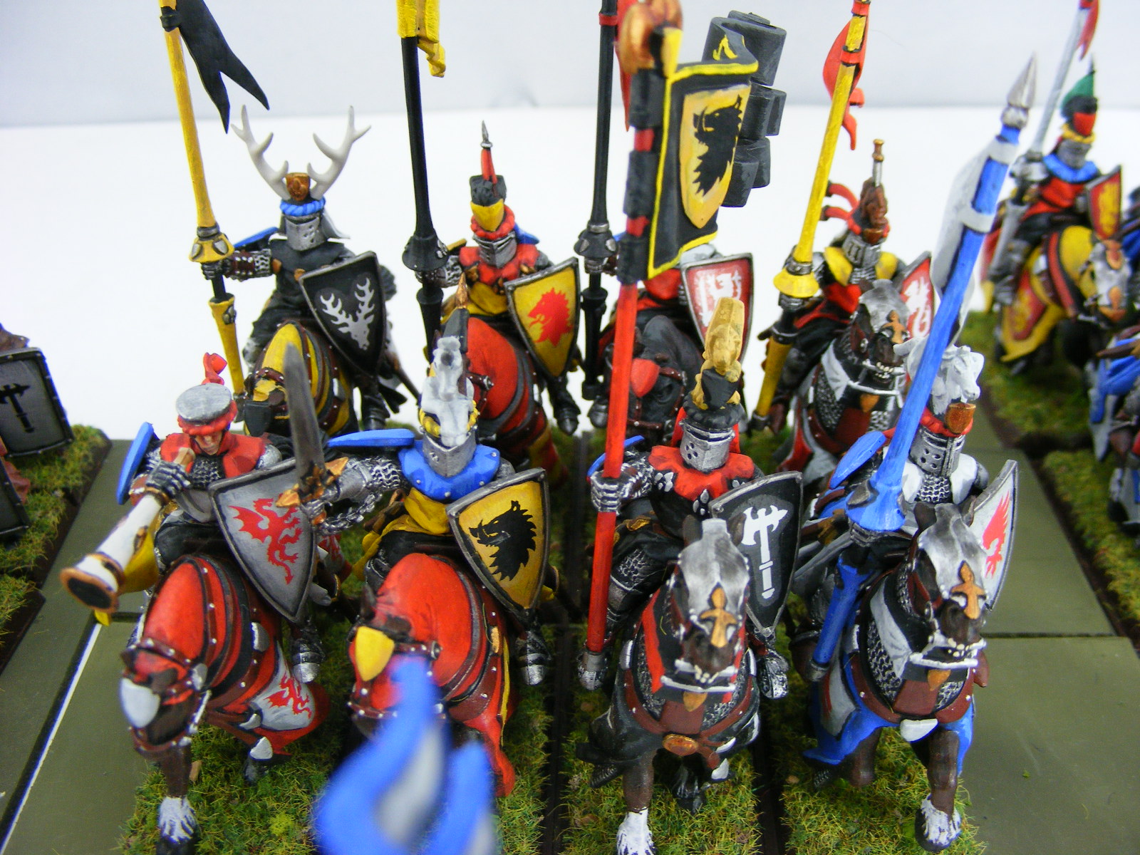 Evil Bob's Miniature Painting: Warhammer Bretonnian Army Finished