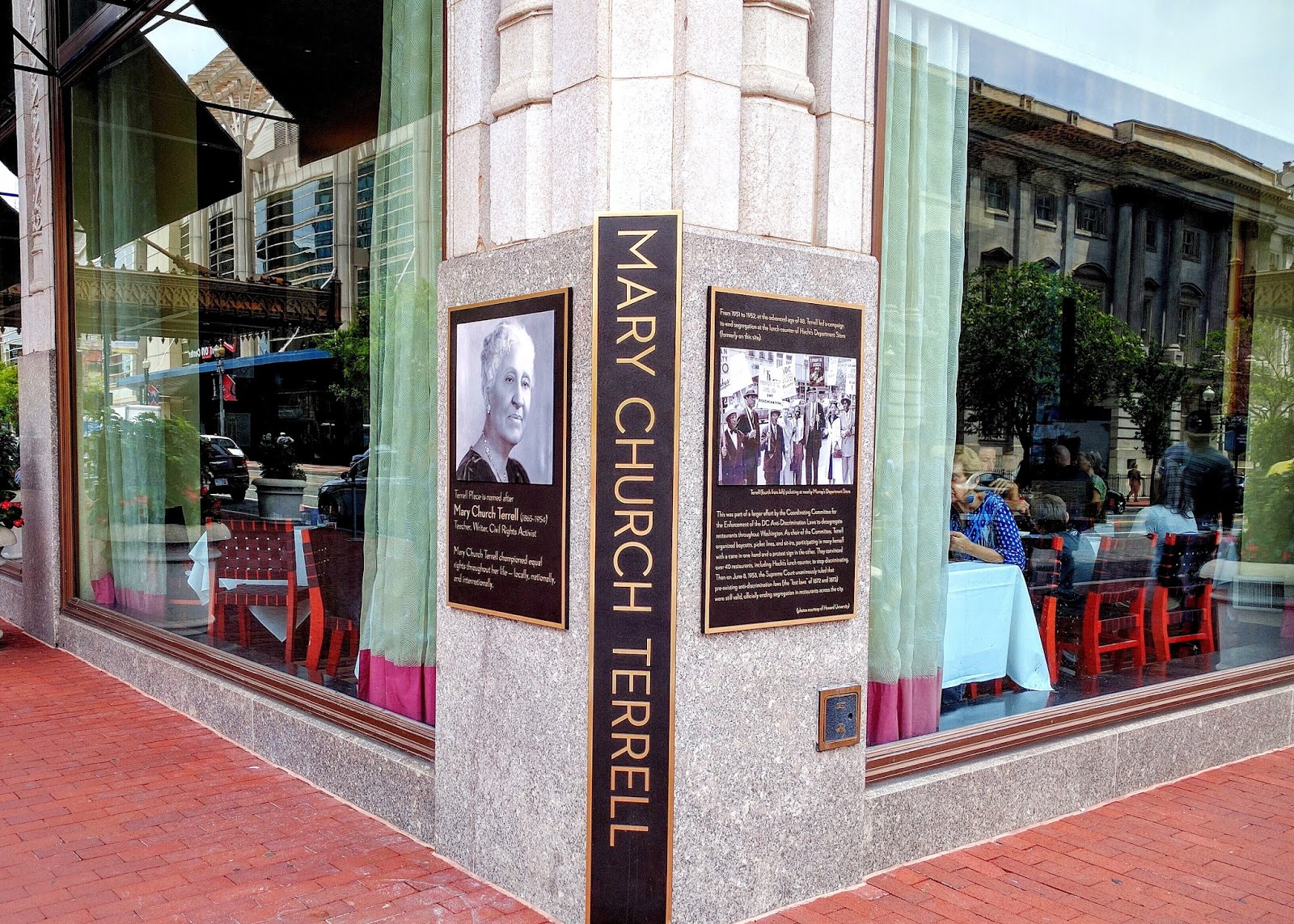 Mary Church Terrell Honored at Old Hecht's Building