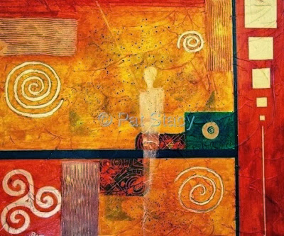 PAT STACY ART: "DESERT SPIRIT"Original Contemporary Abstract Mixed ...