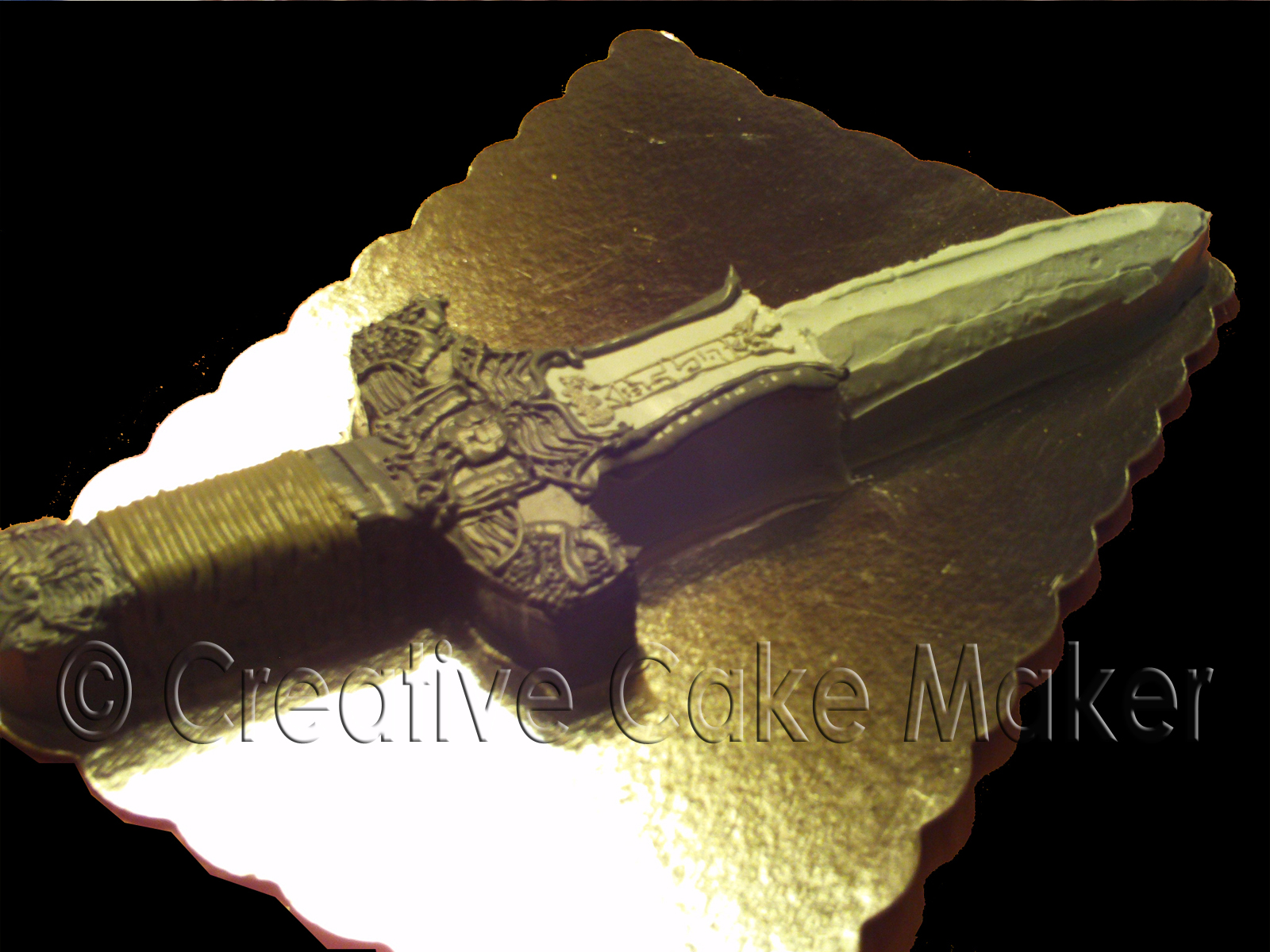 The Creative Cake Maker: "Conan's Atlantean Sword"