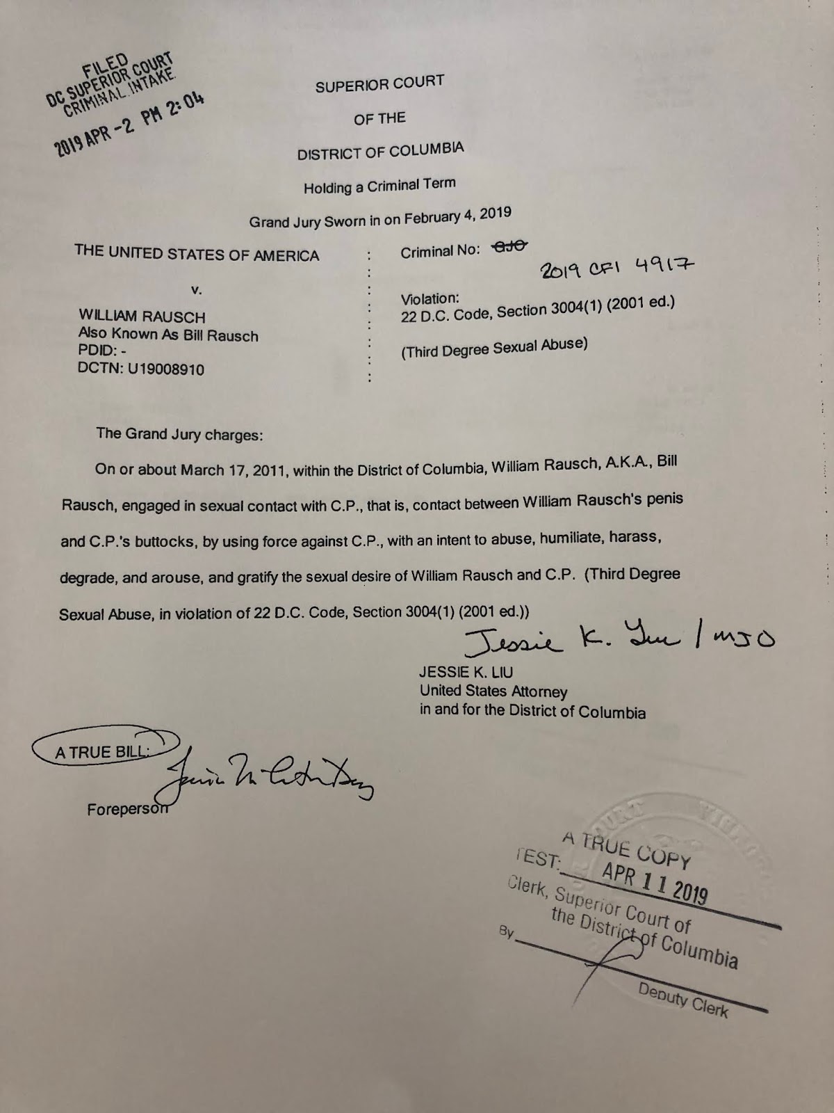 Bill Rausch's Indictment - The Disappearance of Maura Murray