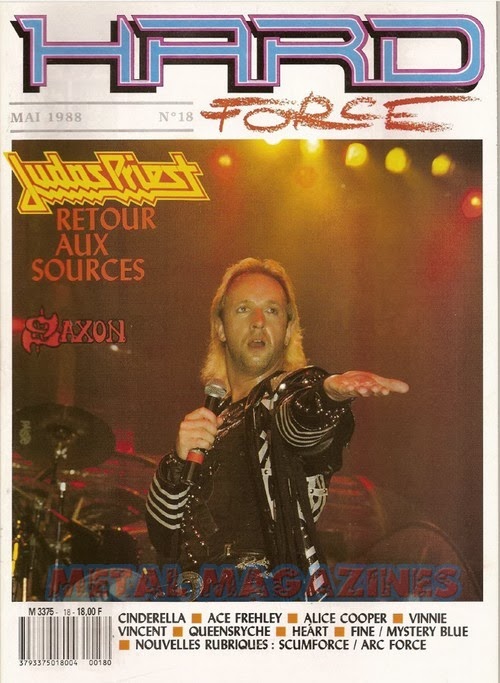METAL MAGAZINES: Judas Priest - Rob Halford Magazine Covers