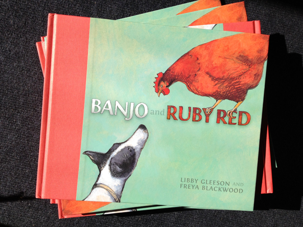 Freya Blackwood: BANJO & RUBY RED Becomes A Book