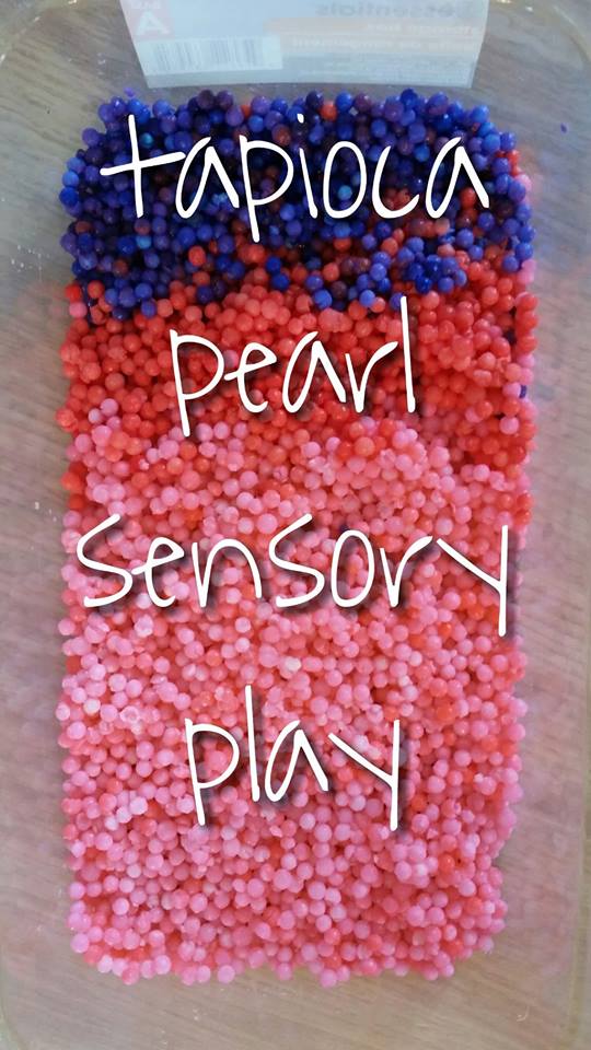 Sweetest Days of Childhood: Tapioca Pearl Sensory Play!